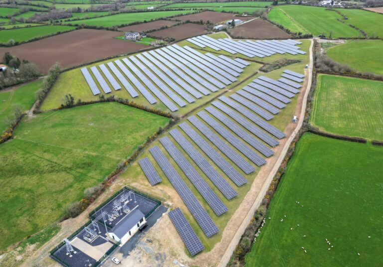 The Davidstown solar park in Ireland