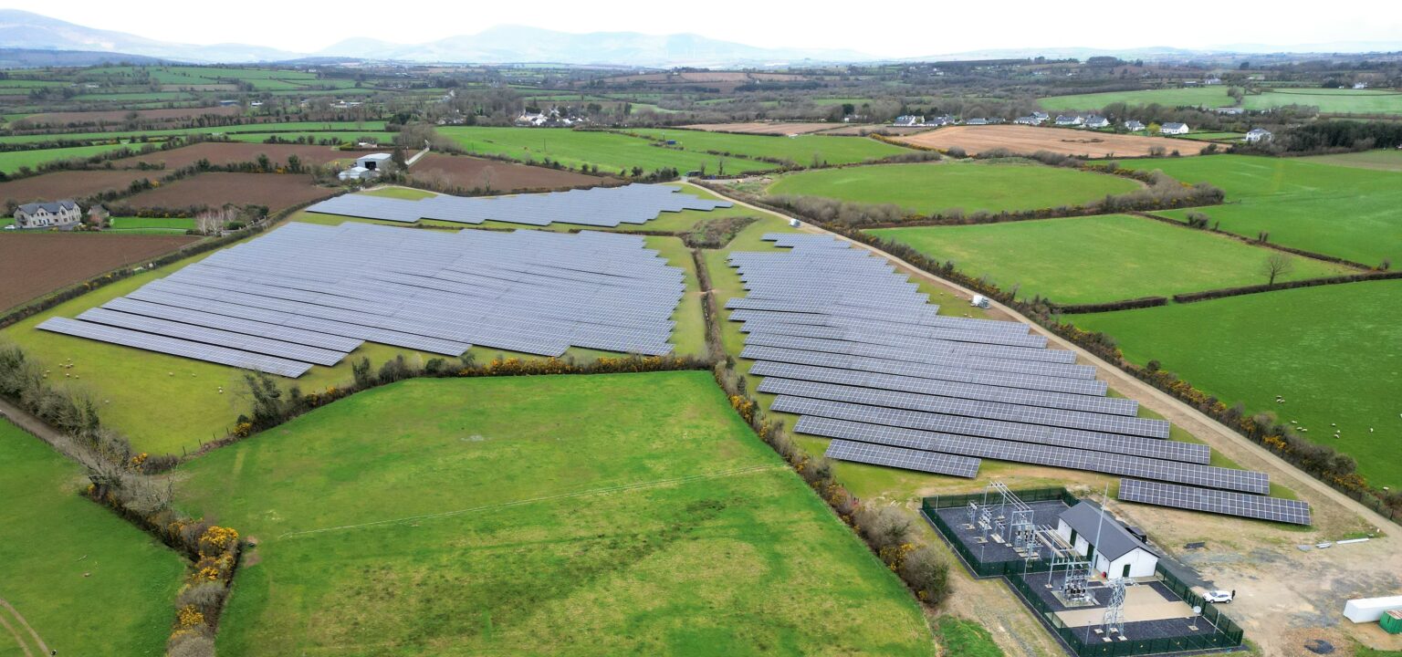 The Davidstown solar park in Ireland