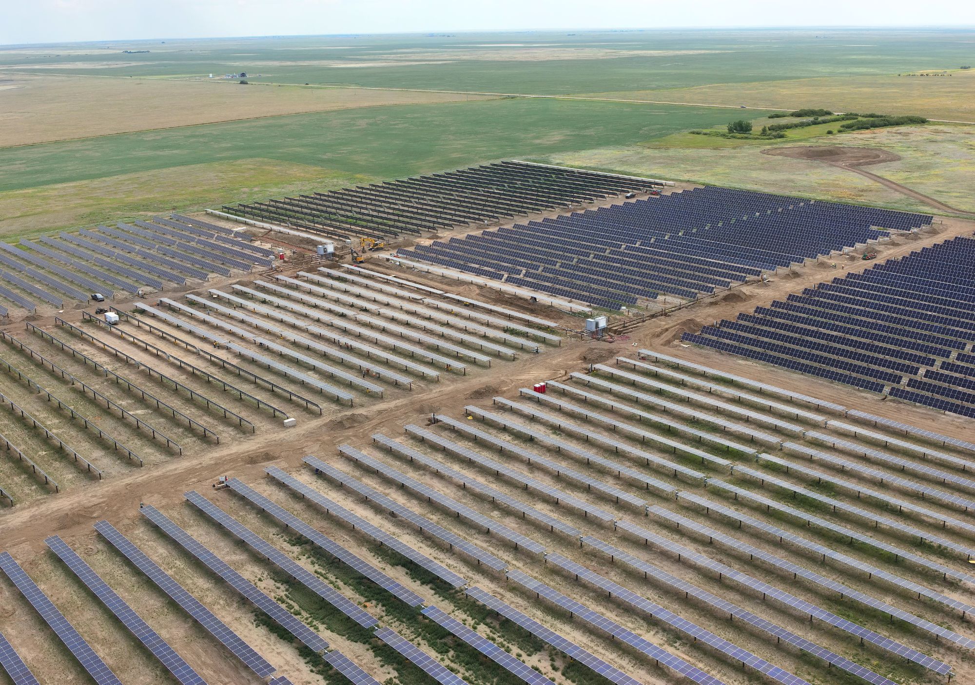 Youngstown solar park in Canada: 7.85 MWp of clean energy